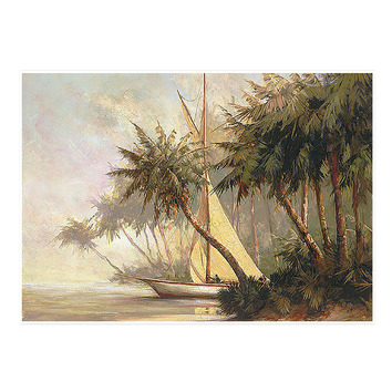 Bay of Palms Unframed Paper Print | Temple & Webster