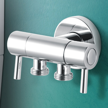 Expert Homewares Brass Dual Control Cistern Stop Adapter | Temple & Webster