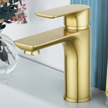 Expert Homewares Cammie Paddle lever Chrome Basin Mixer Tap | Temple ...