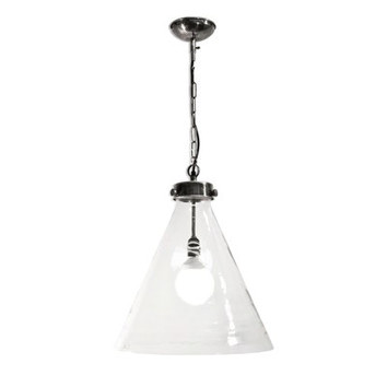 Gadsden Large Glass Hanging Lamp | Temple & Webster