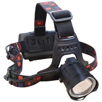 Black 15W LED Head Torch Light | Temple & Webster