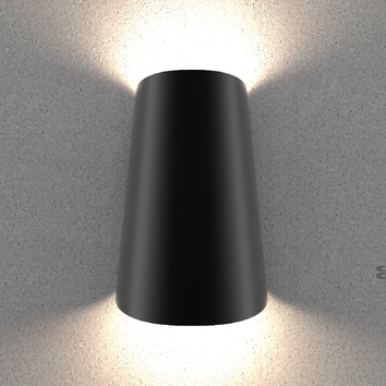 Chiara Tri-Colour LED Outdoor Up/Down Wall Light | Temple & Webster