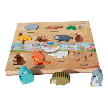 Q Toys Australian Animal Puzzle and Play Set | Temple & Webster