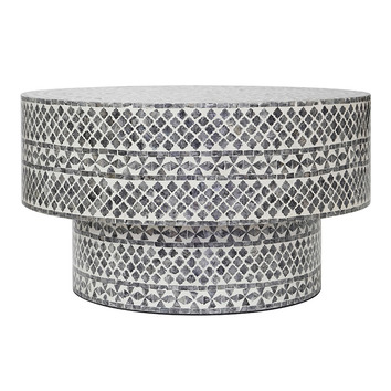 The Decor Store Denise Round Capiz Shell Coffee Table | Temple & Webster