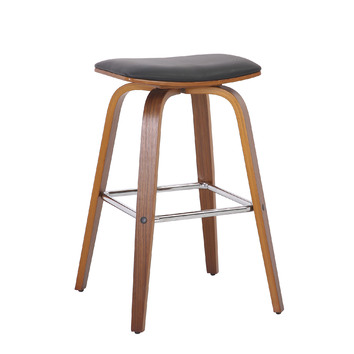 The Decor Store 68cm Dillon Faux Leather Barstool | Temple & Webster