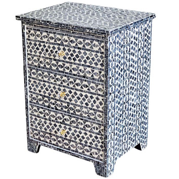 The Decor Store Santa Fe Shell Inlay Side Table | Temple & Webster