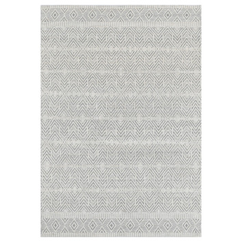 Avoca Chevron I Hand-Knotted Wool-Blend Rug | Temple & Webster
