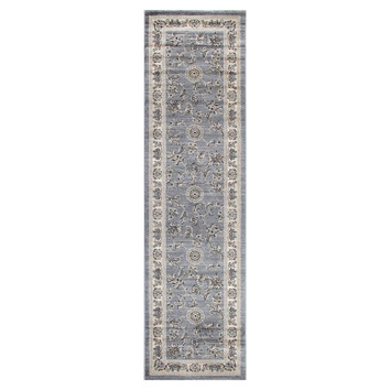 Lifestyle Floors Grey Floral Arya Rug | Temple & Webster