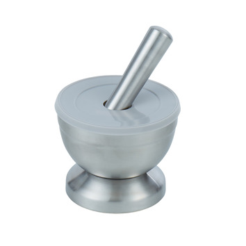 12cm Stainless Steel Mortar & Pestle | Temple & Webster