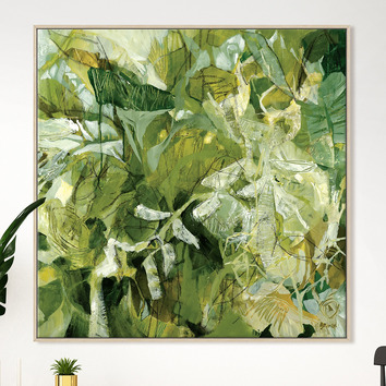Deep in Green Canvas Wall Art | Temple & Webster
