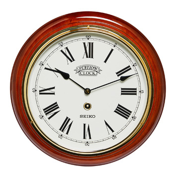 SeikoClocks Seiko Wooden Wall Clock | Temple & Webster