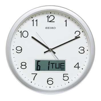 SeikoClocks Seiko LCD Wall Clock | Temple & Webster