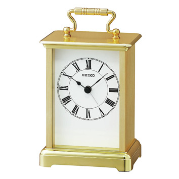 SeikoClocks Gold Seiko Mantel Alarm Clock | Temple & Webster