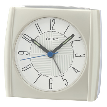 Pearl White Destin Alarm Clock | Temple & Webster