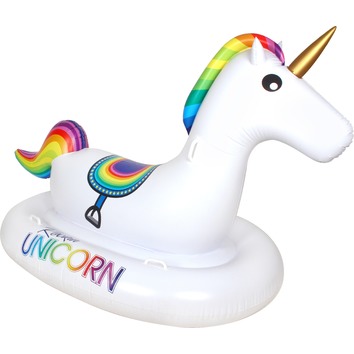 Splash Time Rainbow Inflatable Rocking Unicorn | Temple & Webster