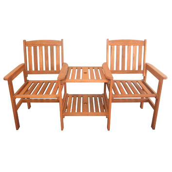 Sage Breeze Outdoor Avoca Hardwood Jack & Jill Chair | Temple & Webster