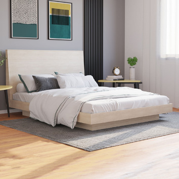 Rawson & Co Natural Apollo Wooden Bed Frame | Temple & Webster