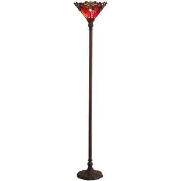 Clara Tiffany Stained Glass Floor Lamp | Temple & Webster