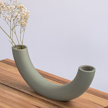 LuccaandLuna Lotus Ceramic Vase | Temple & Webster