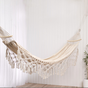 Barry Cotton Canvas Hammock | Temple & Webster