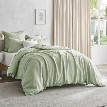 Willow Findlay European Flax Linen Quilt Cover Set | Temple & Webster