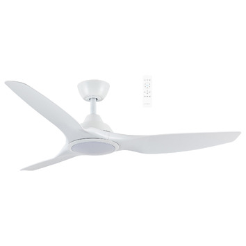 Martec Impact 132cm DC Smart Ceiling Fan with LED Light | Temple & Webster