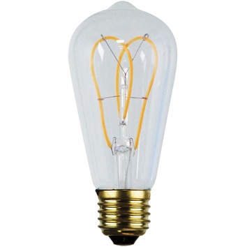 Zander Lighting ST64 E27 5W LED Loop Filament Bulb | Temple & Webster