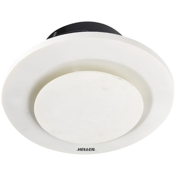 White Heller Round Ducted Bathroom Exhaust Fan | Temple & Webster