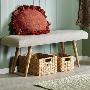 Home & Lifestyle Celeste Upholstered Bench | Temple & Webster