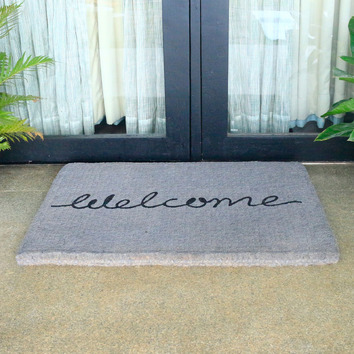 Home & Lifestyle Grey Trueno Coir Doormat | Temple & Webster