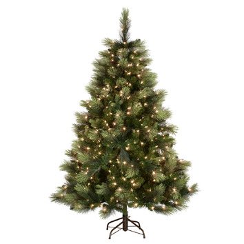 Enchanted&Evergreen Nevin Carolina Pine LED Christmas Tree | Temple ...