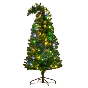 Santa Curved Top LED Christmas Tree | Temple & Webster