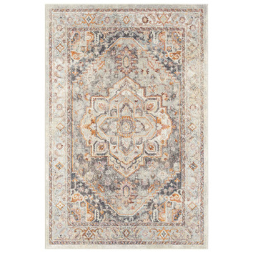 Lotus Rugs Kearney Raffa Vintage-Style Power-Loomed Rug | Temple & Webster