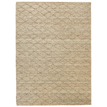 ElementalRugCollective Beige Crossroads Homer Flat-Woven Wool-Blend Rug ...