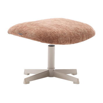 Lowell Chenille Footstool | Temple & Webster