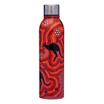 Maarakool Art Fire-Stick Farming 500ml Drink Bottle | Temple & Webster