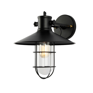 Observatory Lighting Wire Guard Industrial Wall Light | Temple & Webster
