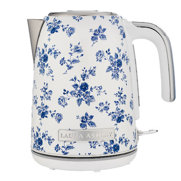 LauraAshley China Rose 1.7L Stainless Steel Kettle | Temple & Webster