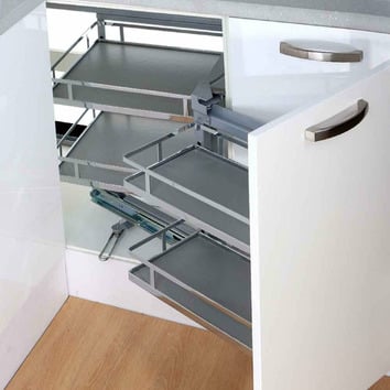 Provedore Magic Corner Pull Out Kitchen Storage Right Opening | Temple ...