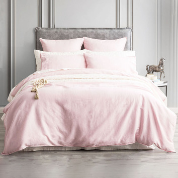 Chiswick Living Rose Cavallo French Linen Quilt Cover Set | Temple ...