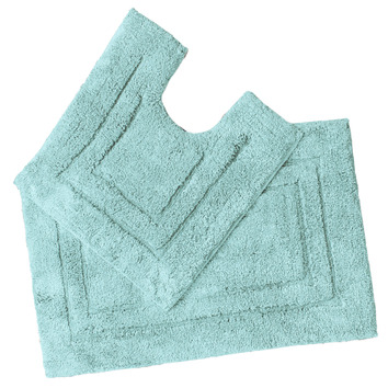 Chiswick Living 2 Piece Cotton Bath Mat Set | Temple & Webster