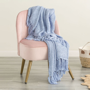 Chiswick Living Crystal 600GSM Throw | Temple & Webster