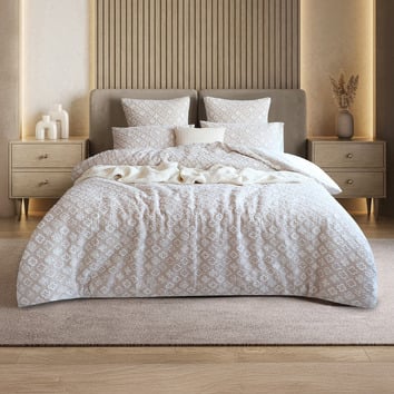 Velora Cotton-Blend Quilt Cover Set | Temple & Webster