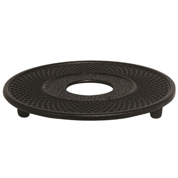 Natura Kitchen Black Cast Iron Footed Trivet | Temple & Webster