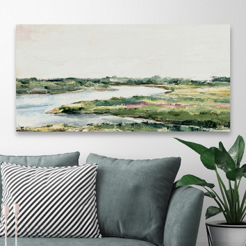 GalerieArtCo Finding Peace Stretched Canvas Wall Art | Temple & Webster