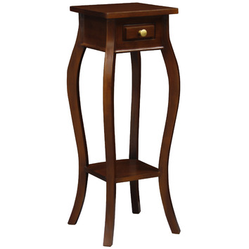 La Verde 1 Drawer Cabriole Leg Plant Stand | Temple & Webster