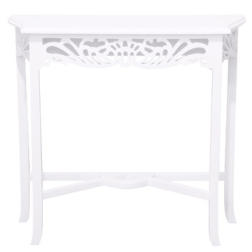 LaVerde White Wooden Console Table | Temple & Webster