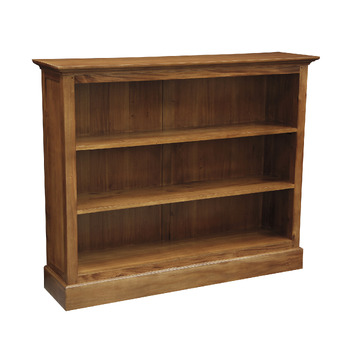 LaVerde Wide Carlota Half Size Bookcase | Temple & Webster