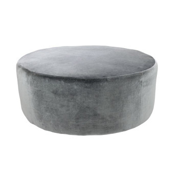 Brooklyn and Bella Large Round Ottoman | Temple & Webster