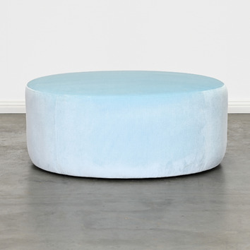 Brooklyn and Bella Large Round Ottoman | Temple & Webster